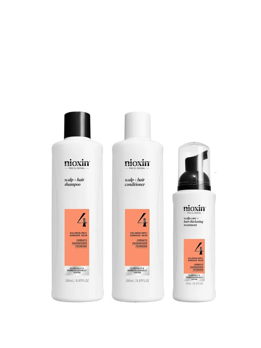 NIOXIN System 4 - Набор (Система 4) Набор (150 мл + 150 мл + 50 мл)