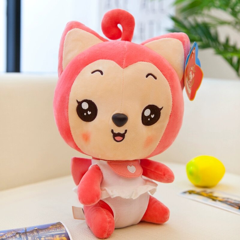 Кукла Baby Alie, милая плюшевая игрушка персикового цвета, кукла-белка, кукла из ткани, подушка, подарок на день