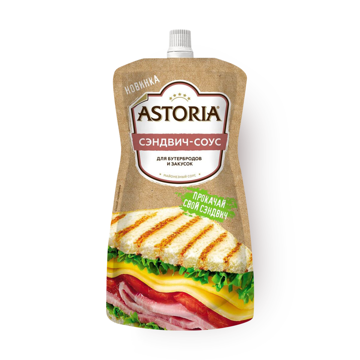 Сэндвич-соус ASTORIA, для бутербродов, умеренно острый, 200 г