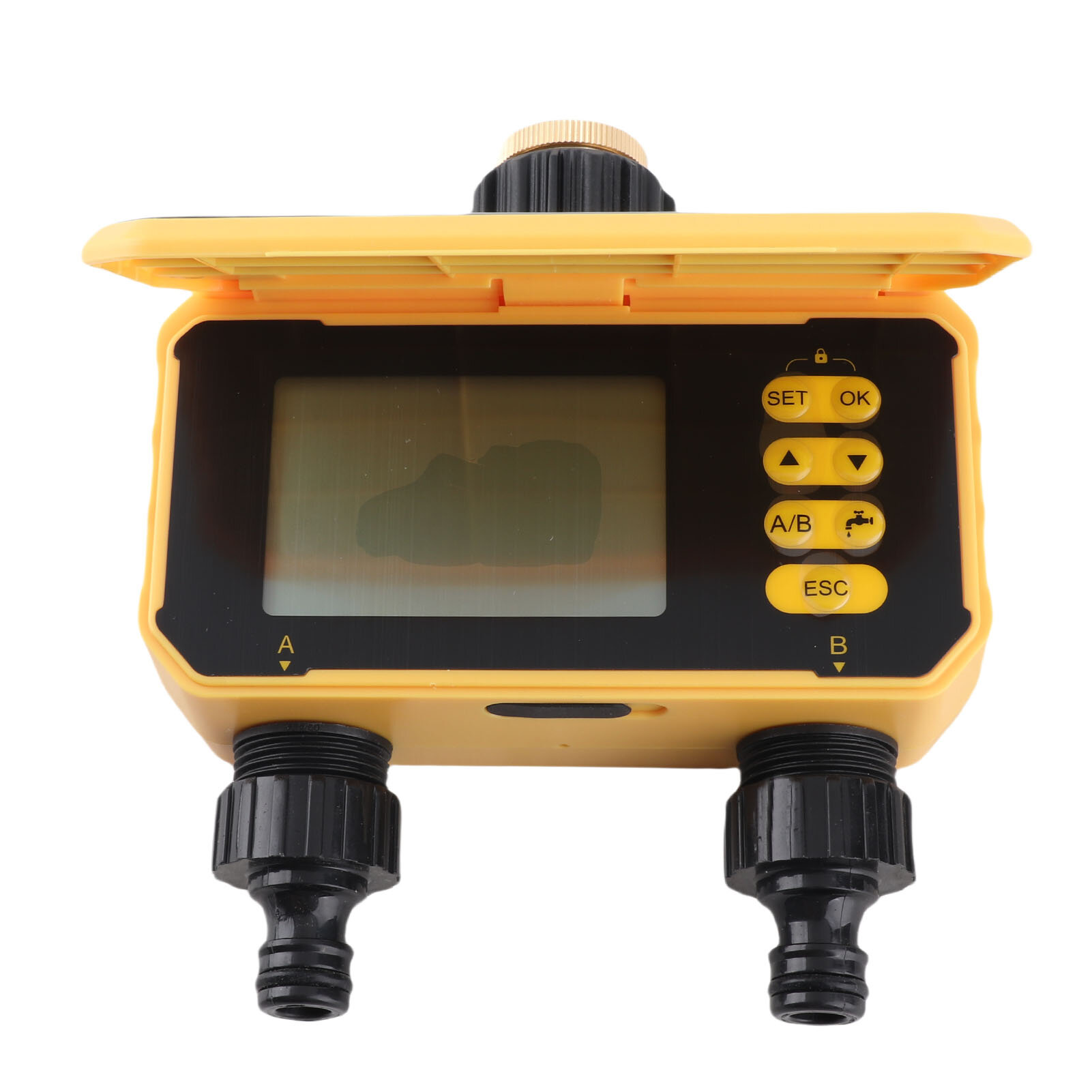 Солнечный Таймер Полива: Встроенный Аккумулятор До 6 Месяцев Точный Контроль Воды Для Здоровых Растений - Надежная Работа Без Засоров Умный Полив For Огород Сад Балкон Системы Капельного Орошения