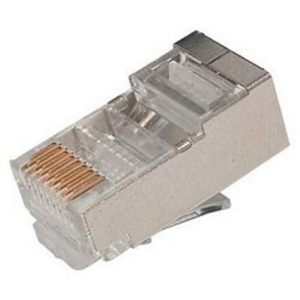 Rexant Разъемы, Проходные адаптеры, Вставки 05-1023 Джек RJ-45 8P8C CAT 5e экран 100 шт.