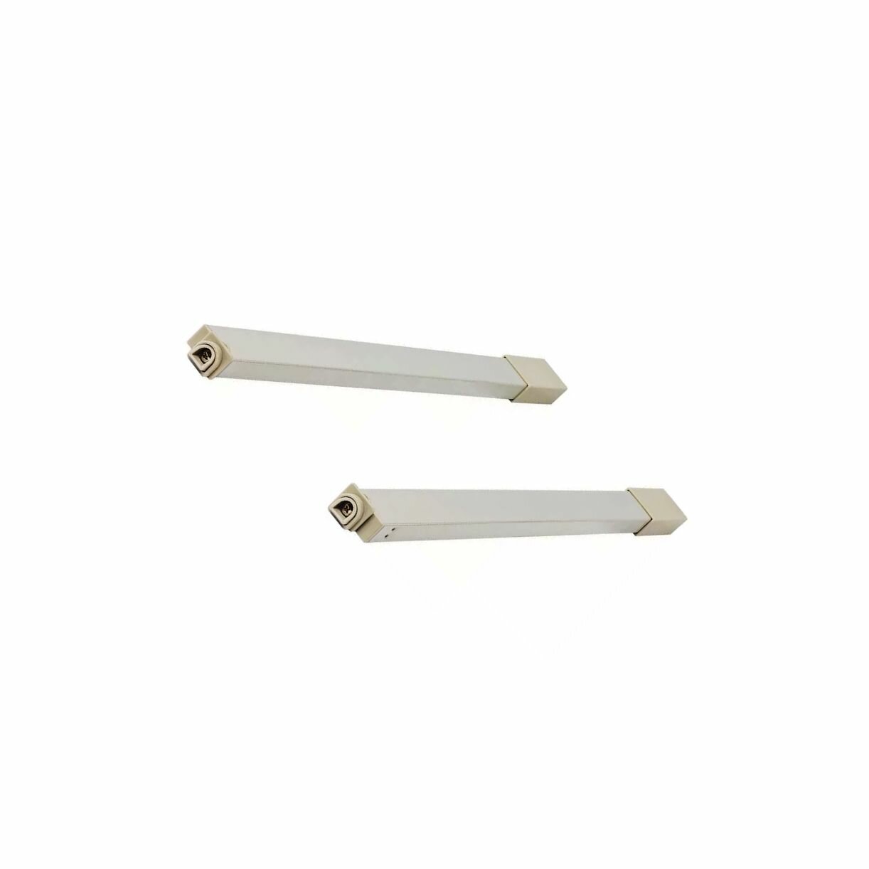 Рейлинги квадратные длина 350 мм c креплением под муфту. для ящика Dragon Box. белые 1 ком.