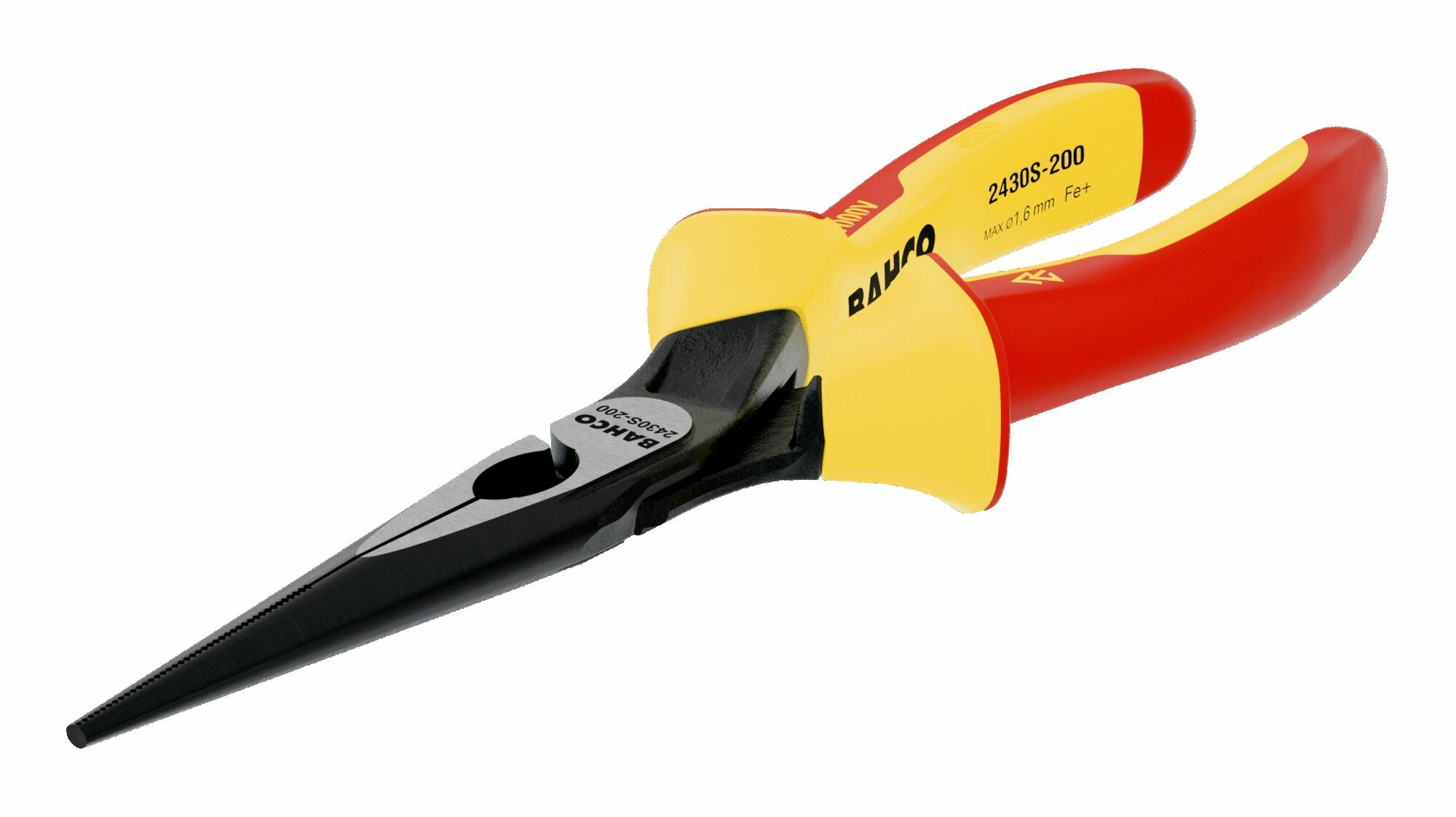 Длинногубцы ERGO с удлиненными губками VDE 1000В (160 mm) BAHCO 2430S-160