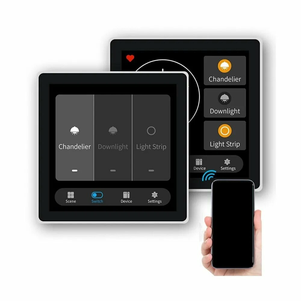 Панель управления Tuya Smart Home с несколькими Zigbee 4 дюйма для домаEUplug