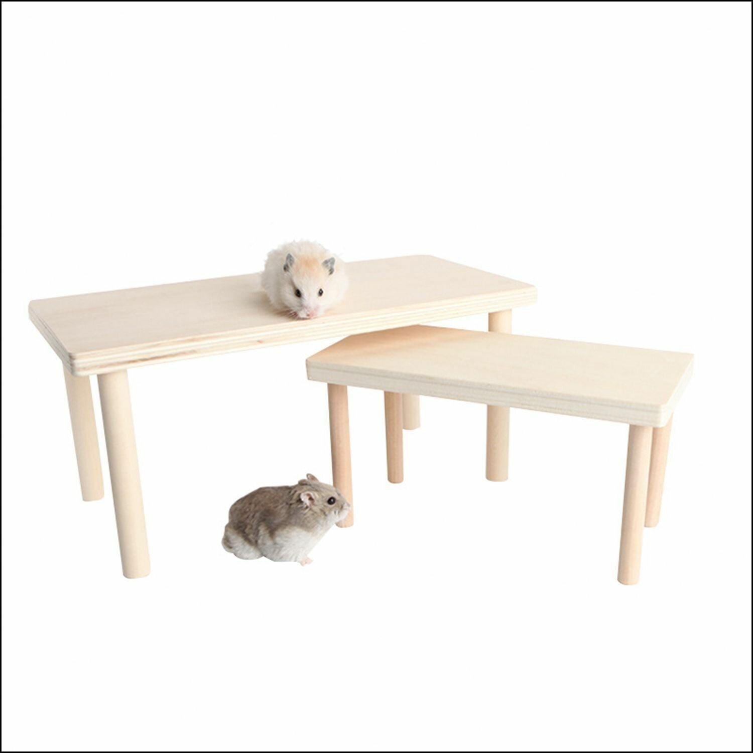 Деревянная игровая платформа для хомяков и золотистых хомячков уникальный ландшафт для активного отдыха, 1 штука