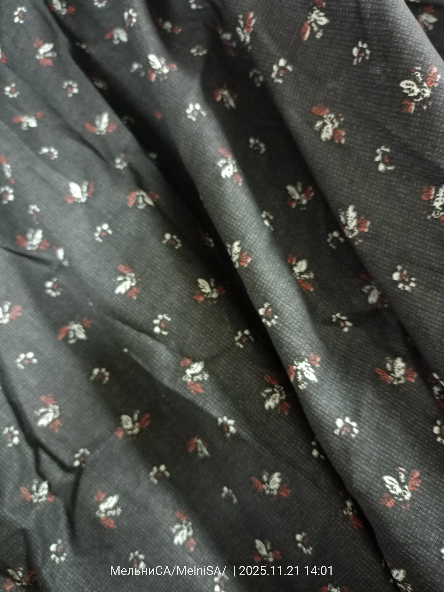 Ситец Шуйские Ситцы "Пчелы на черном", 100 % хлопок, 80x100 см