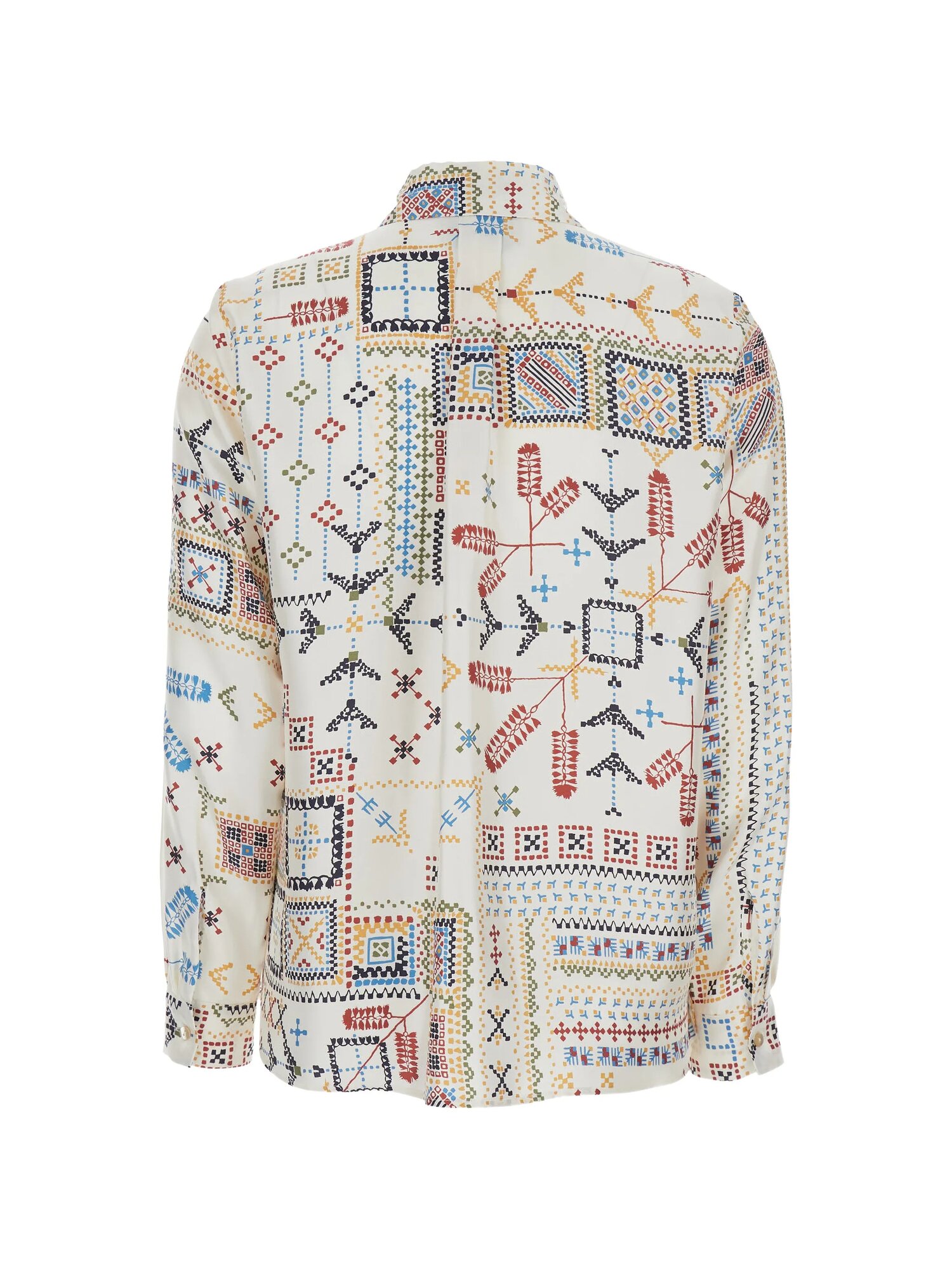Рубашка Momoni Patterned shirt, размер 44, разноцветный — фото 1