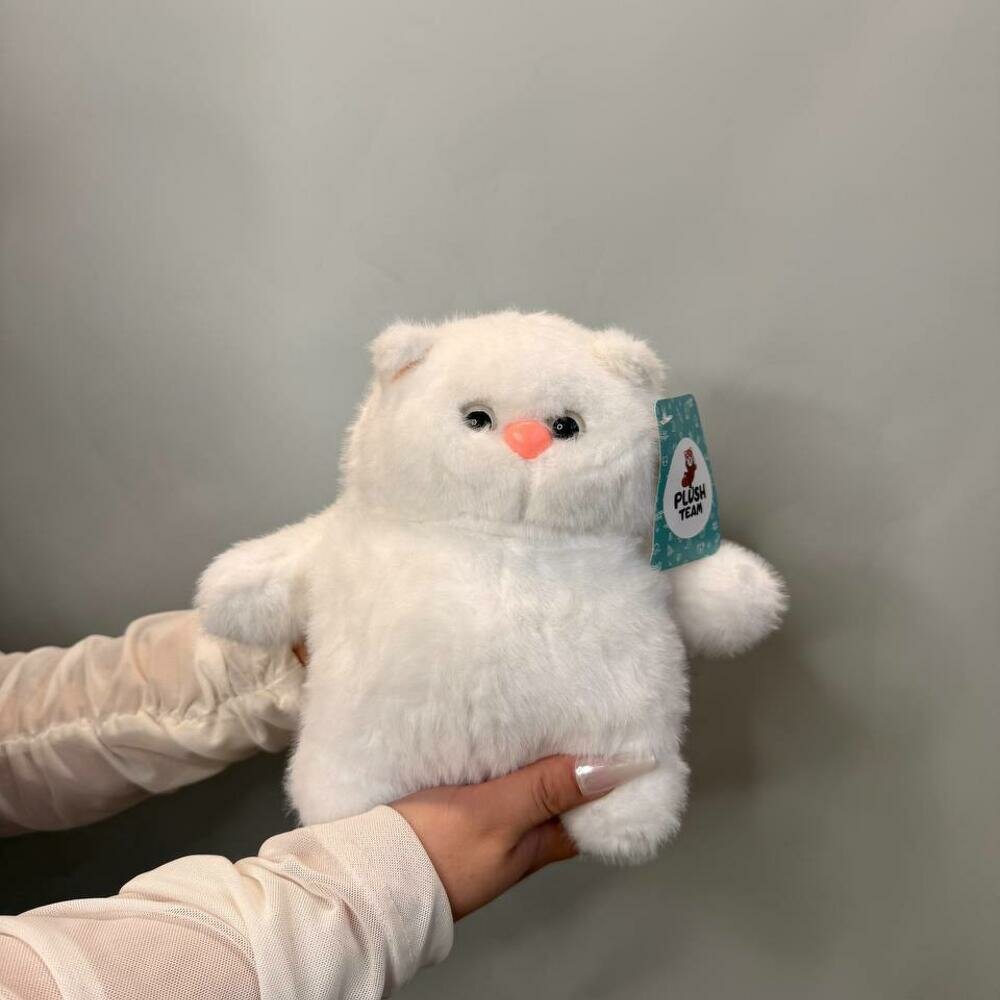 Игрушка Кот упитанный белый
