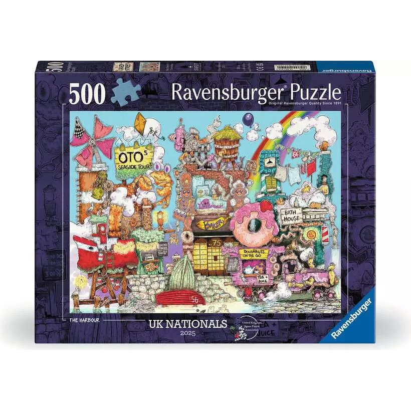 Пазл Ravensburger 500 Безумная улица №1 Гавань, арт.01519, классический