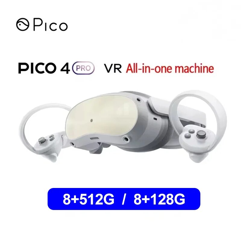 Pico 4 VR All-in-one, 8+256G, белый