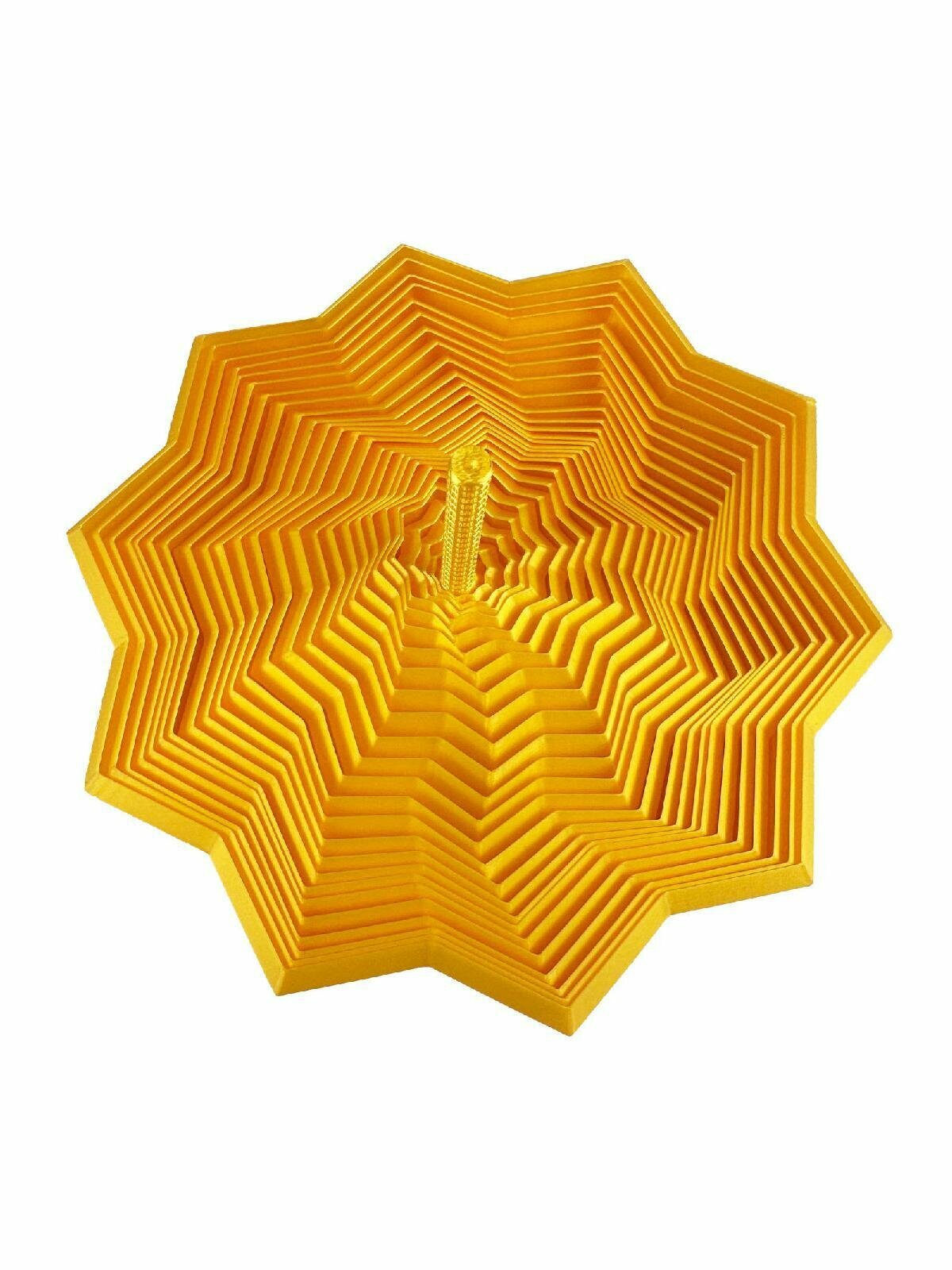 3D-печатная звезда, красочный дизайн с вращающимися спиралями, настольное украшение для непоседы