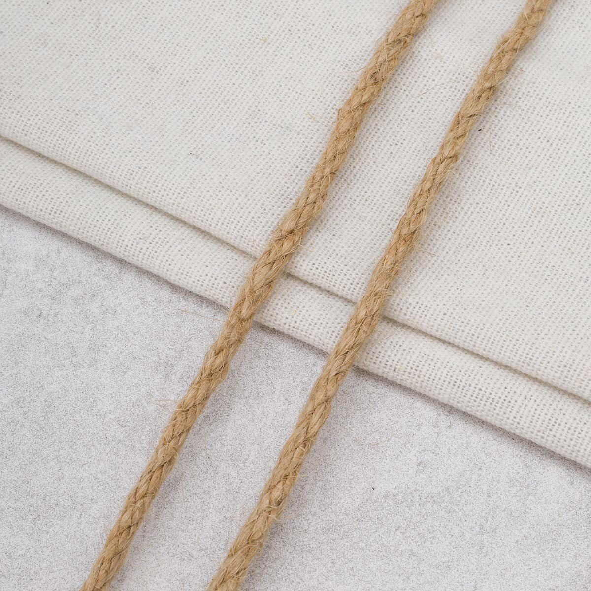 Канат джутовый, толщина 5 мм, цвет натуральный, Astra&Craft, 20 метров