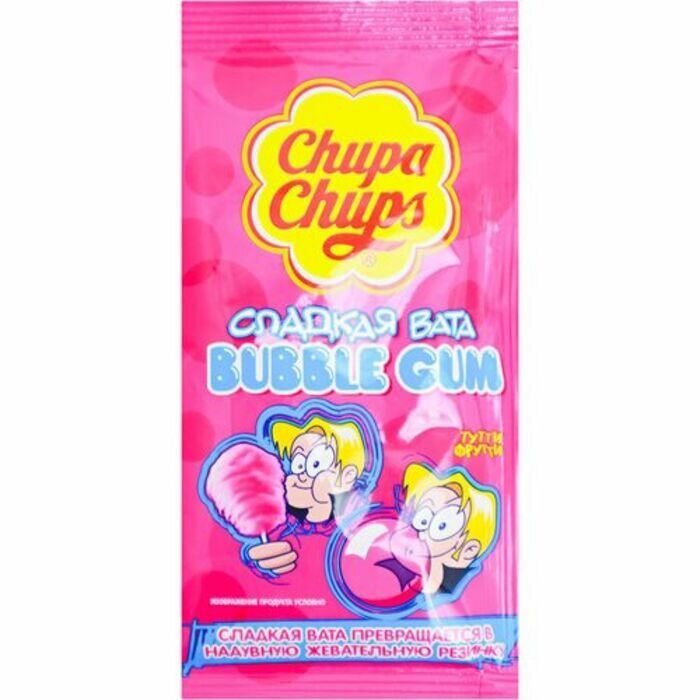 Сладкая вата Чупа-Чупс Бабл-гам 11гр*5шт