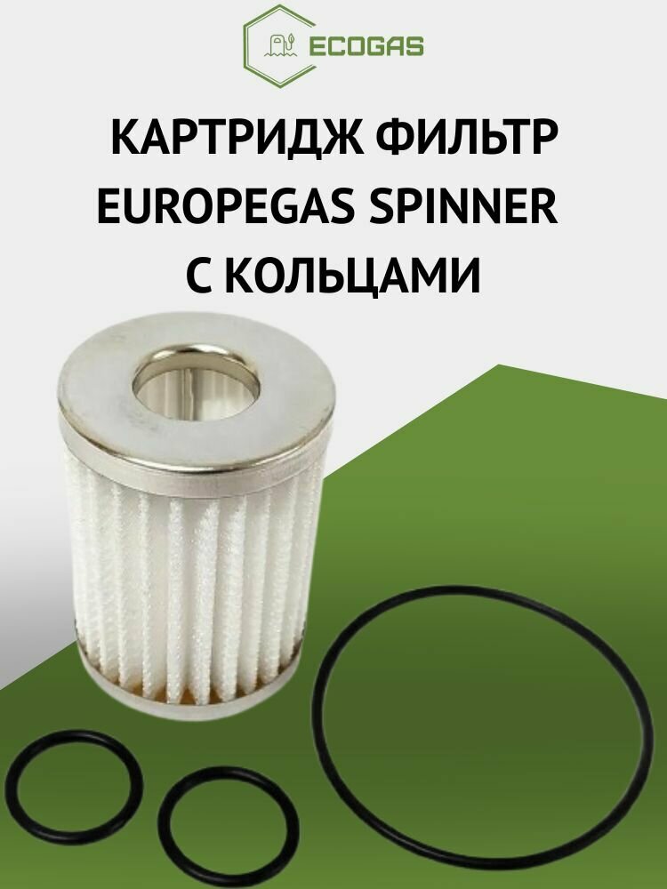 Картридж фильтр EuropeGas Spinner с кольцами (оригинал)
