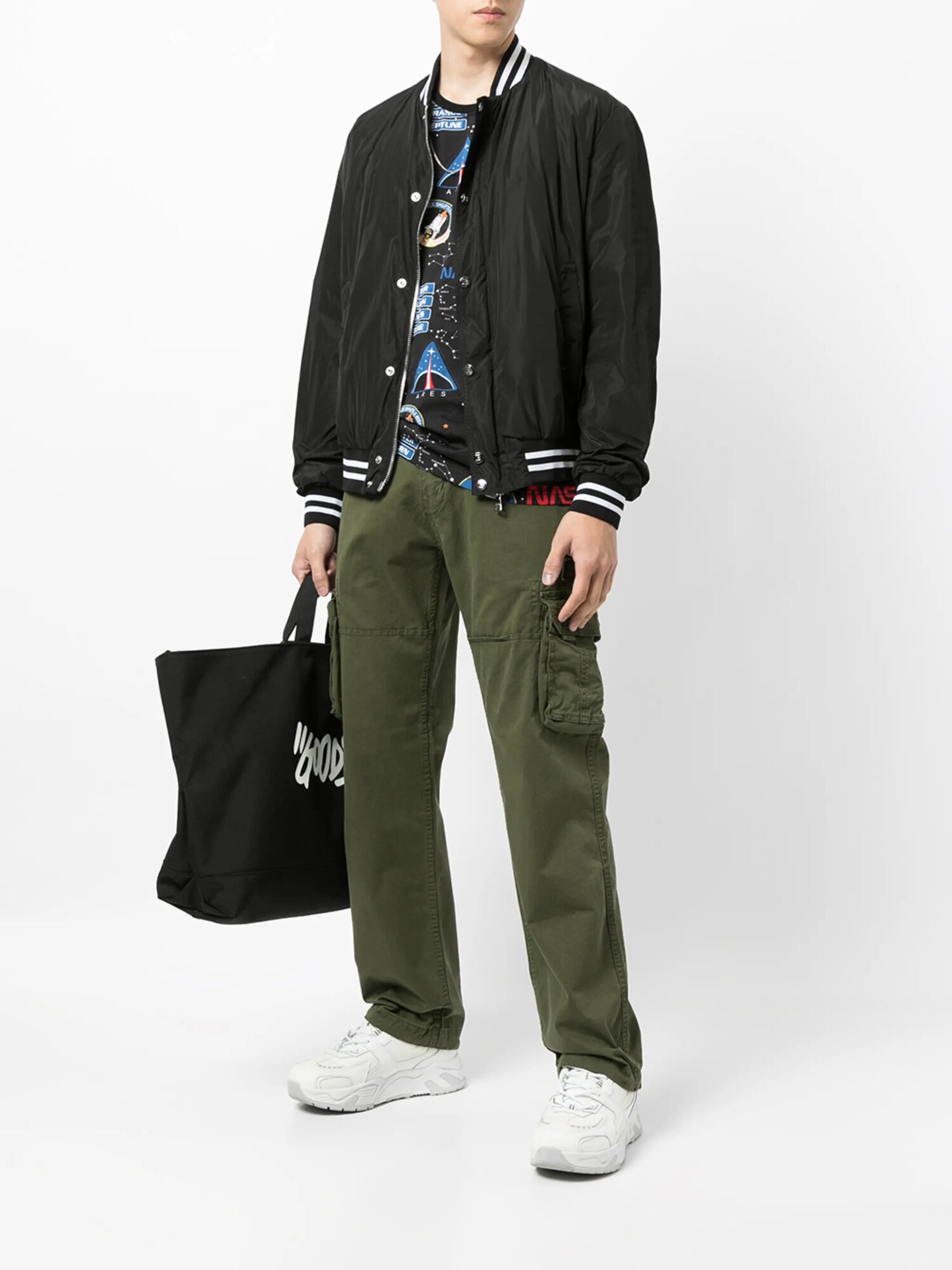 Брюки классические ALPHA INDUSTRIES, размер 33, зеленый, — фото 1