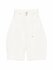 Джинсы Sacai Belted denim shorts, размер 44, бежевый/белый