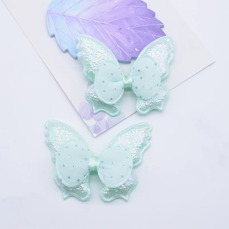Двойные бабочки с бантом, 12 шт, Diy Super Paradise
