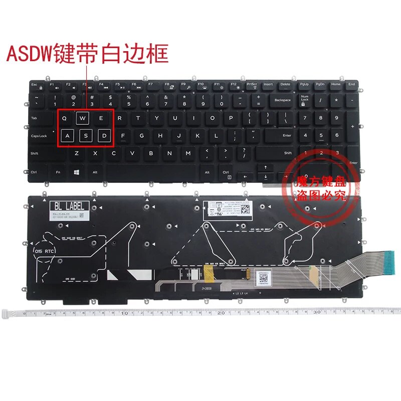 P35E007 подходит для клавиатуры Dell Inspiron 3785, 3790, 3793, 5565, 5567, 5570, 3595. [Совершенно новый]