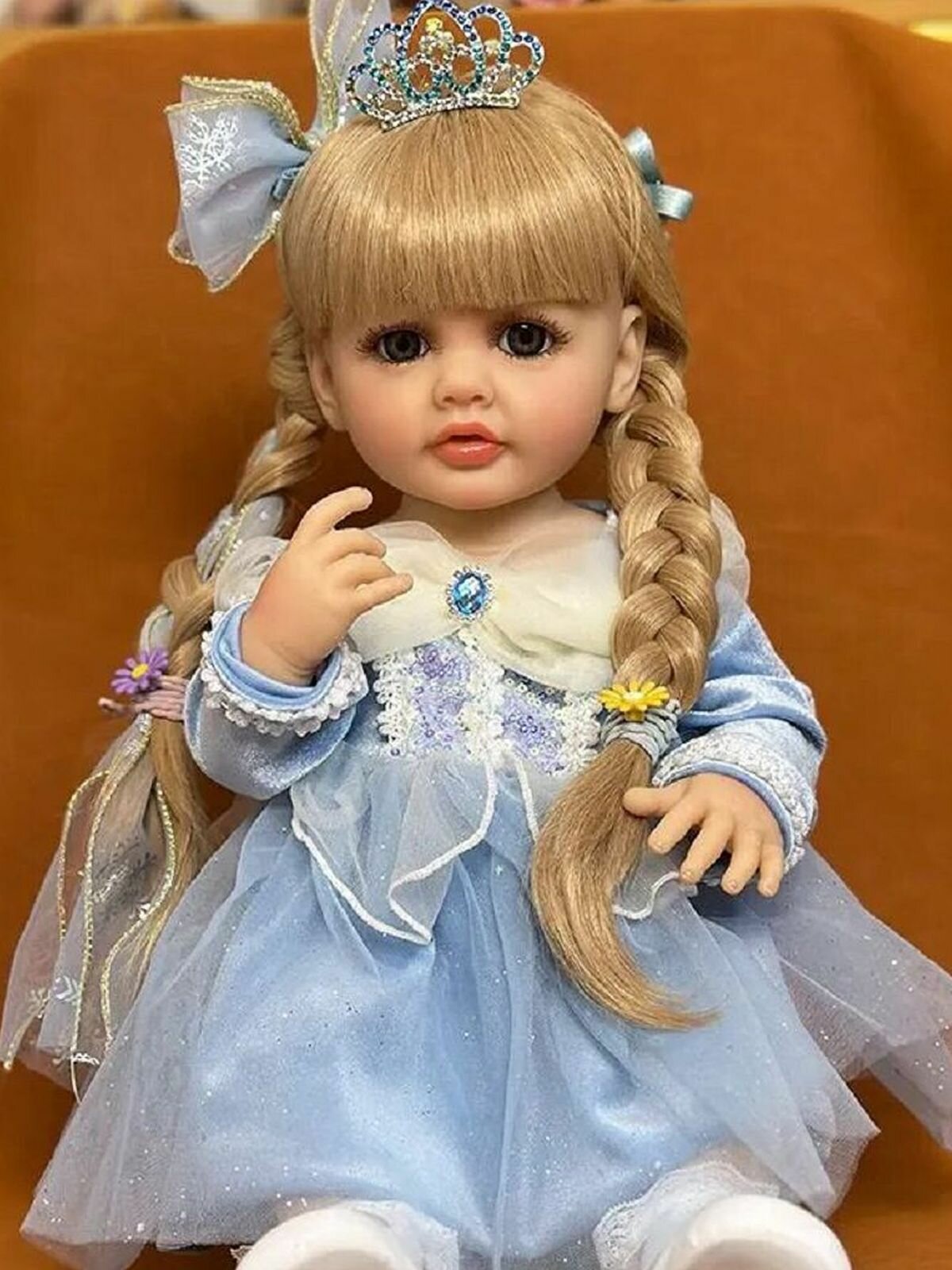Кукла Реборн виниловая 55 см