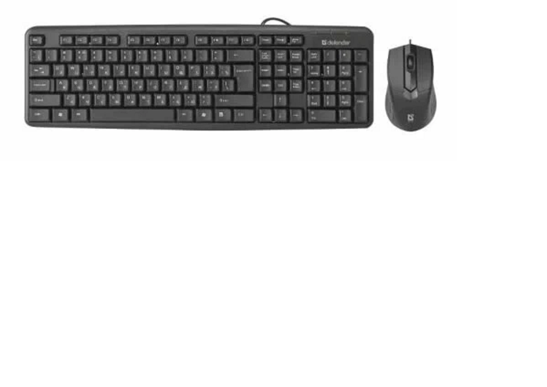 Комплект клавиатура и мышь Defender C-270 DAKOTA, USB, черный