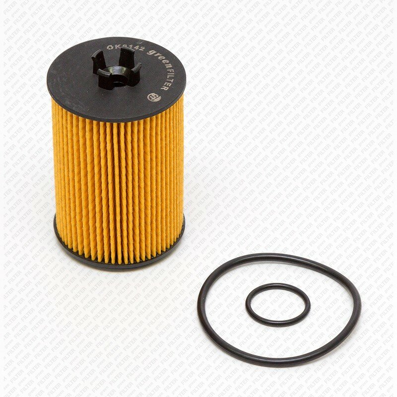 Фильтр масляный GREEN FILTER Картридж MERCEDES A-Class W169 04-> , B-Class W245 05-> (OK0142)