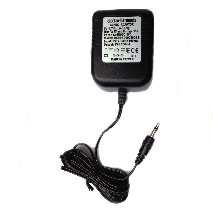 Electro-Harmonix (EHX) EU9DC-500 9V/500mA Power Adaptor
