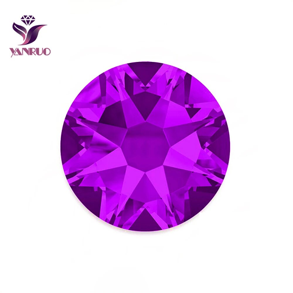 Стразы YANRUO фиолетовые Purple Velvet SS20 1440 шт