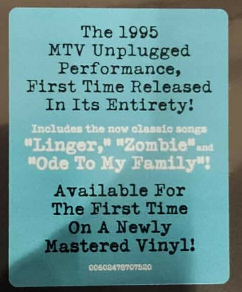 The Cranberries - MTV Unplugged (LP) — фото 1