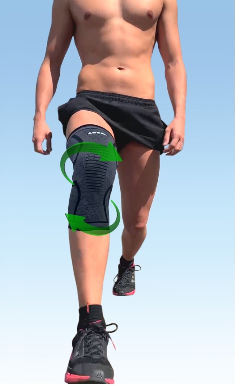 Бандаж на колено KS 1 черный XL