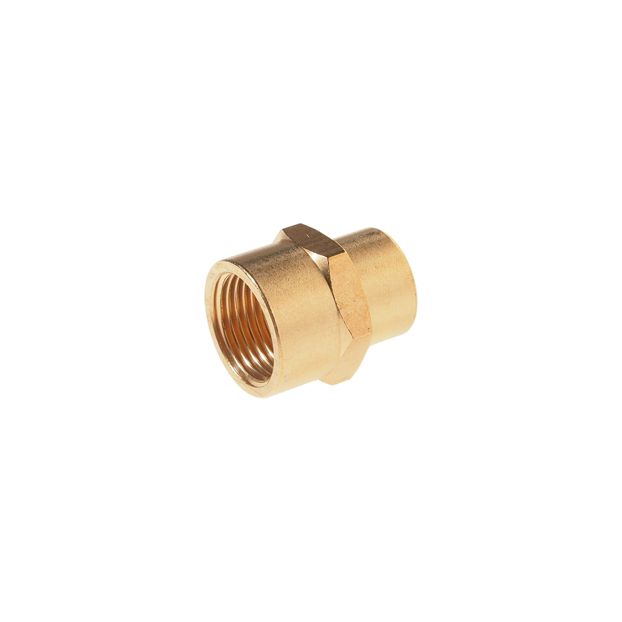 Соединитель RF-FF06/04 резьбовой, внутр. резьба 3/8"x1/4" в блистере ROCKFORCE /1