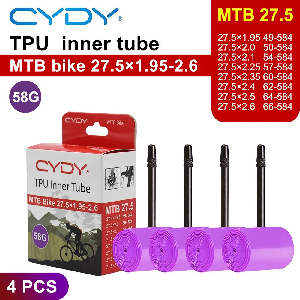 CYDY MTB камера для шин из ТПУ 26/27.5/29 дюймов