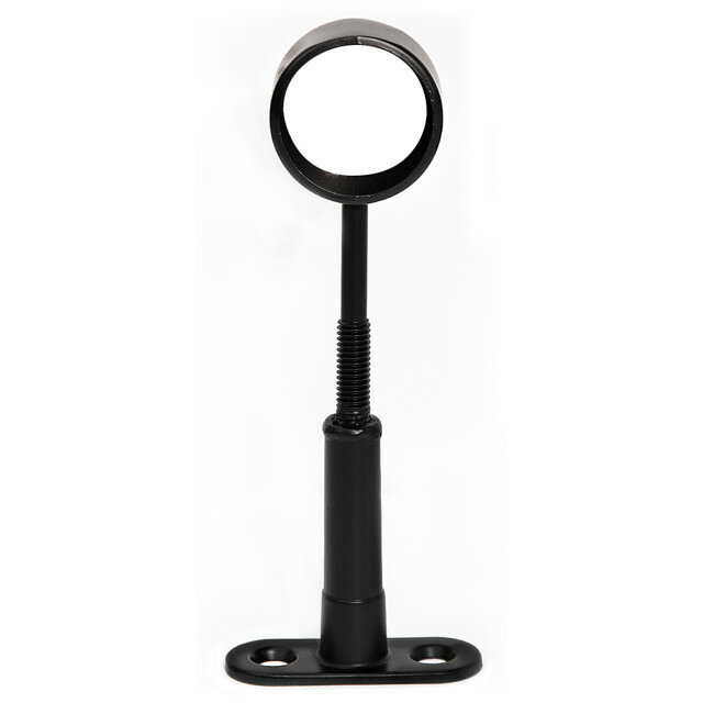 JF-72 держатель для трубы 25 мм проходной черный - надёжное крепление для трубопроводов