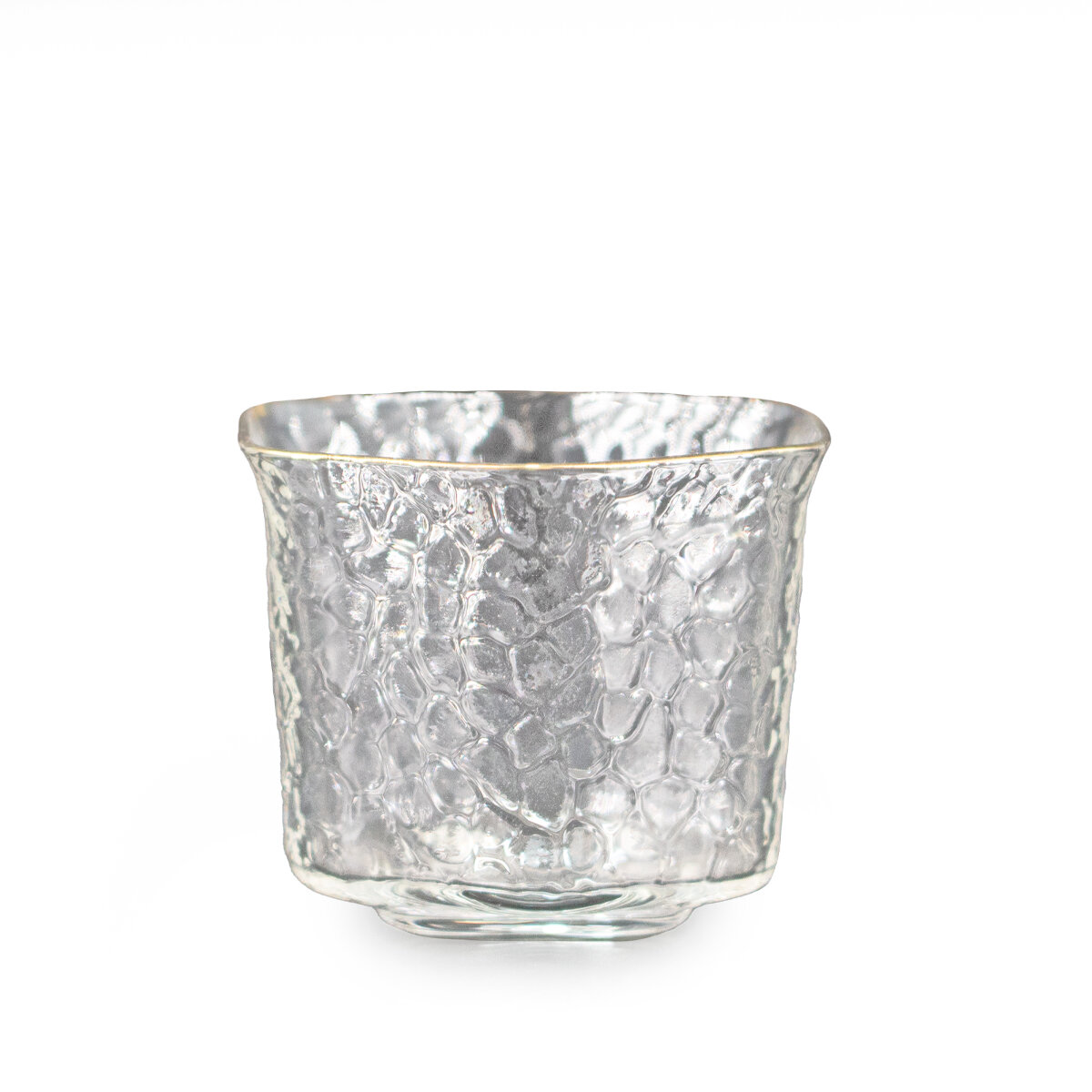 Пиала стеклянная "Золотые грани", 100 мл