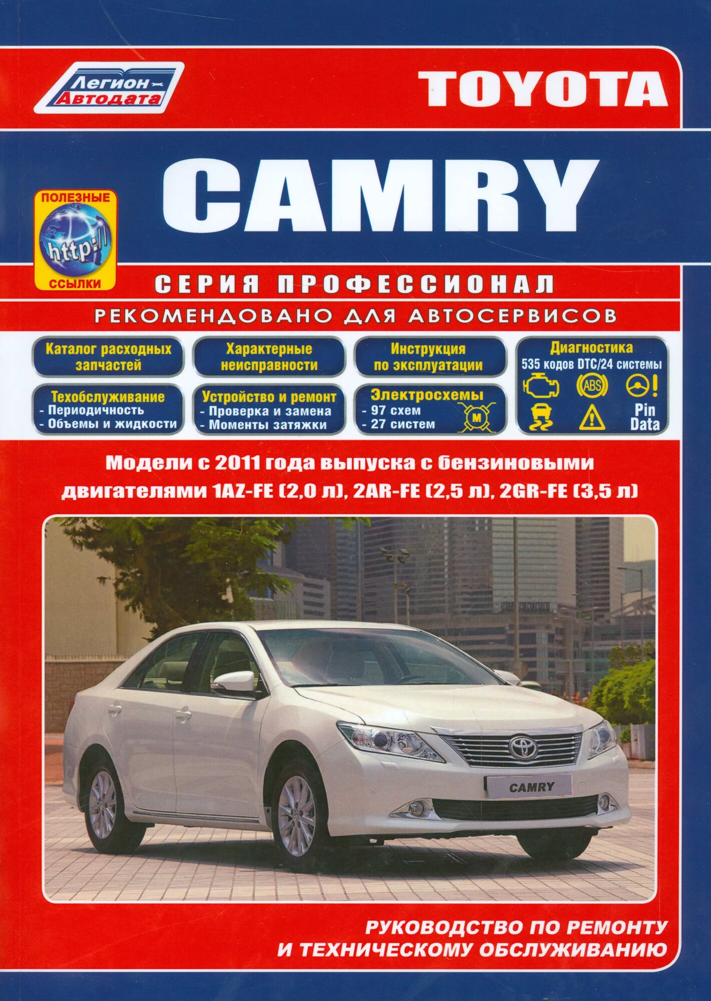 Toyota CAMRY. Модели c 2011 года выпуска c бензиновыми двига