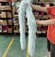 Боа из страусиных перьев, 2 метра, light blue, 10 PLY