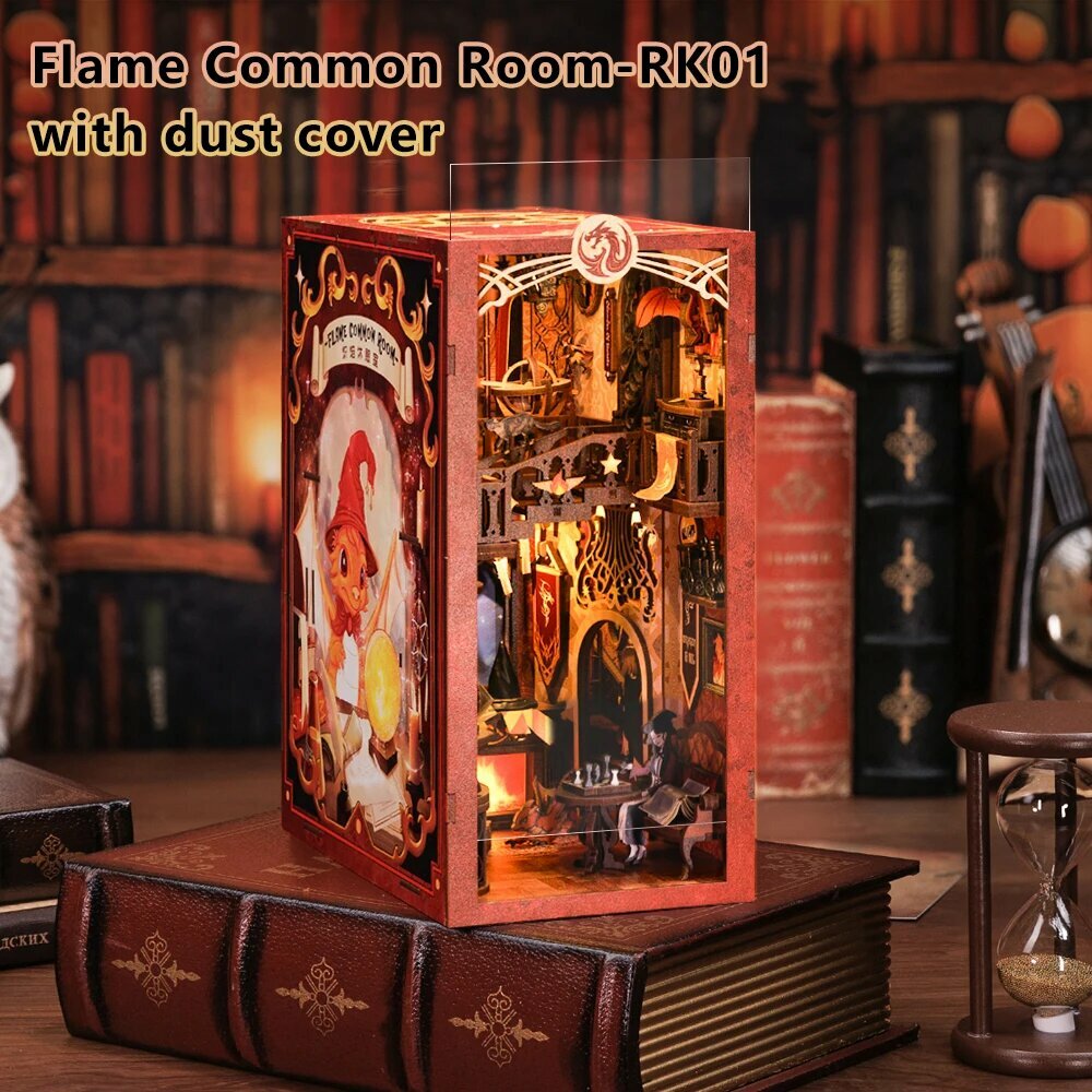 CUTEBEE Миниатюрный деревянный кукольный домик для сборки с подсветкой