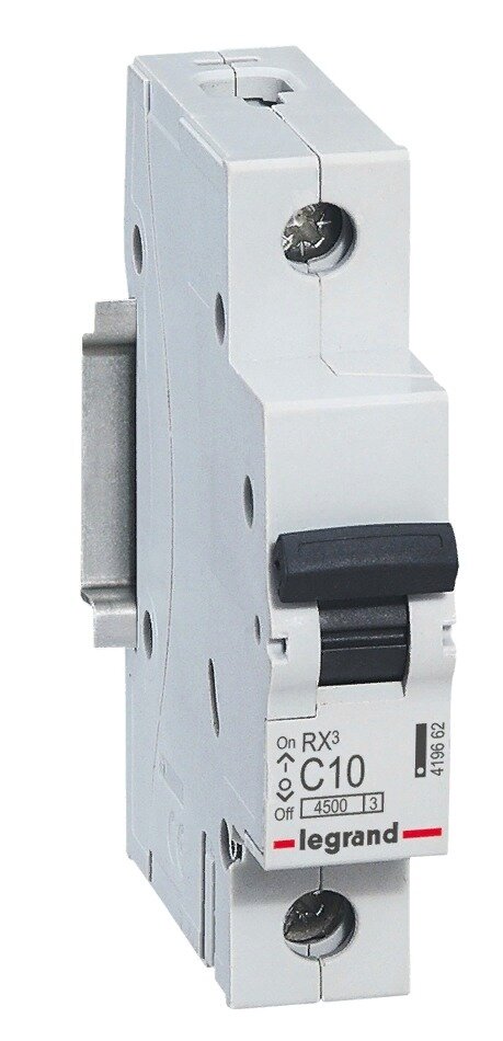 Автоматический выключатель Legrand / Легранд RX3, 1Р 40А характеристика С 4.5кА, 419668 / электроавтомат