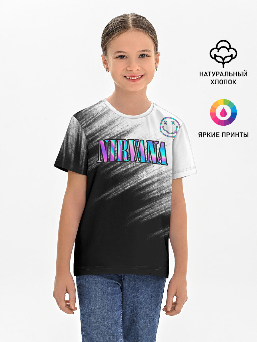 Футболка хлопковая детская nirvana