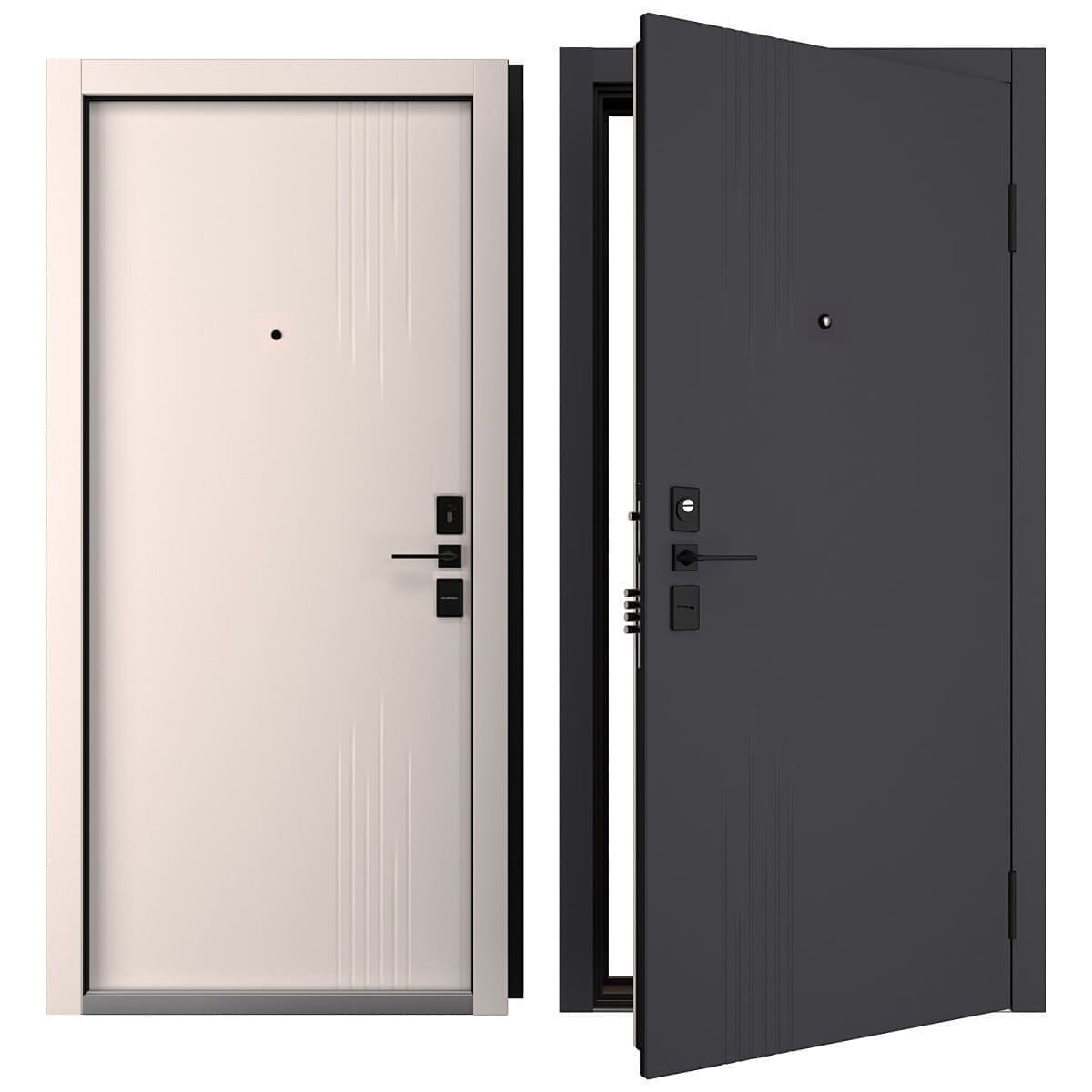 Входная дверь в квартиру - Премиум № 2. Сталь - 3 мм. Полотно - 110 мм. Повышенная шумоизоляция. Правая. 2080*980