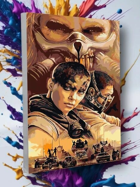 Картина по номерам Безумный Макс Mad Max Шарон Стоун 40*50