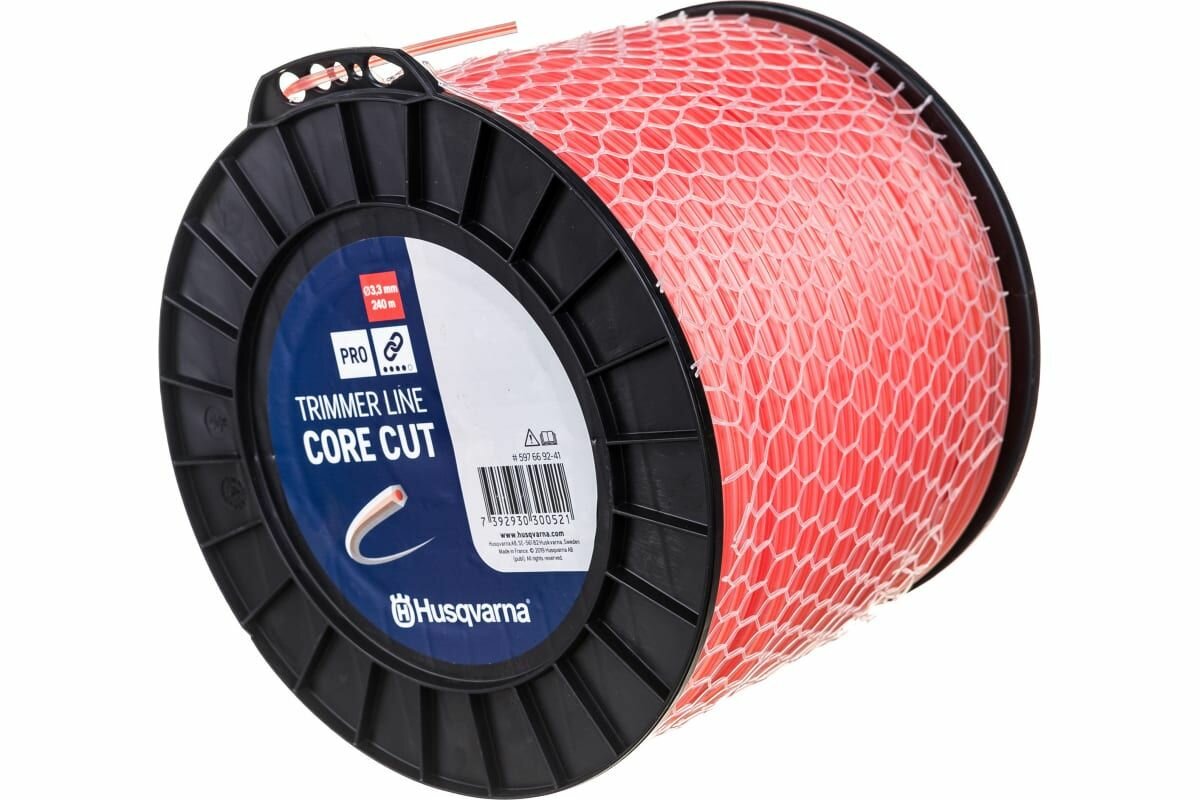 Корд триммерный Husqvarna CoreCut, 3.3 мм/240 м, на катушке