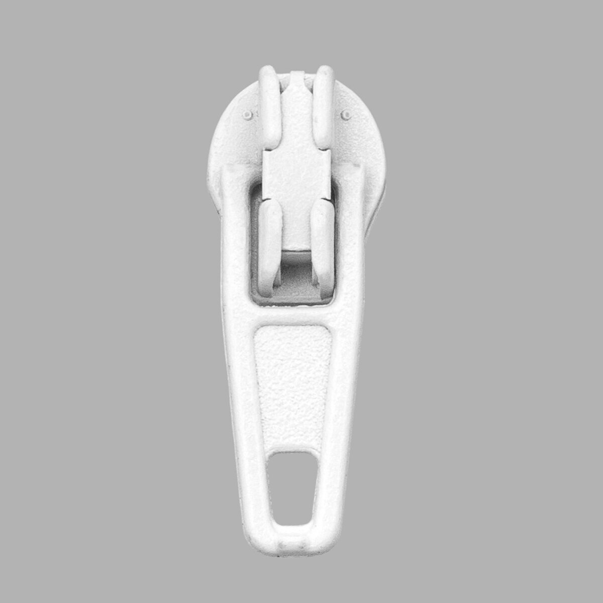 Бегунок для молнии спираль Т3 Айрис, 901C-020A, автомат (белый), 100 шт