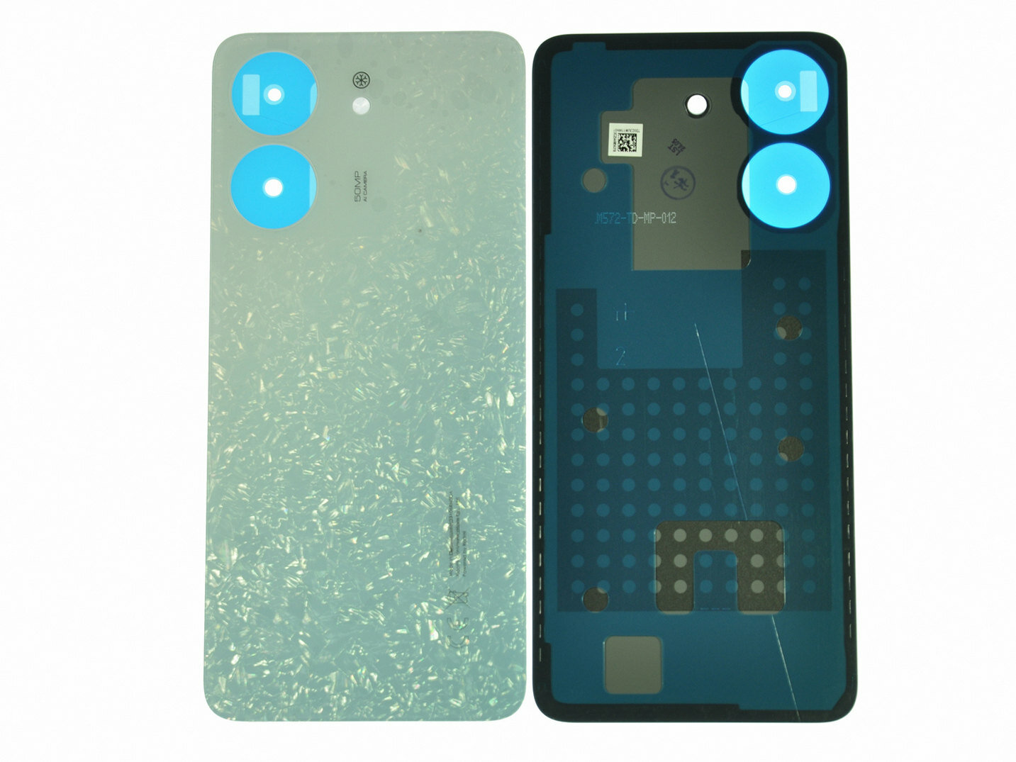 Задняя крышка для Xiaomi Redmi 13C белый AAA