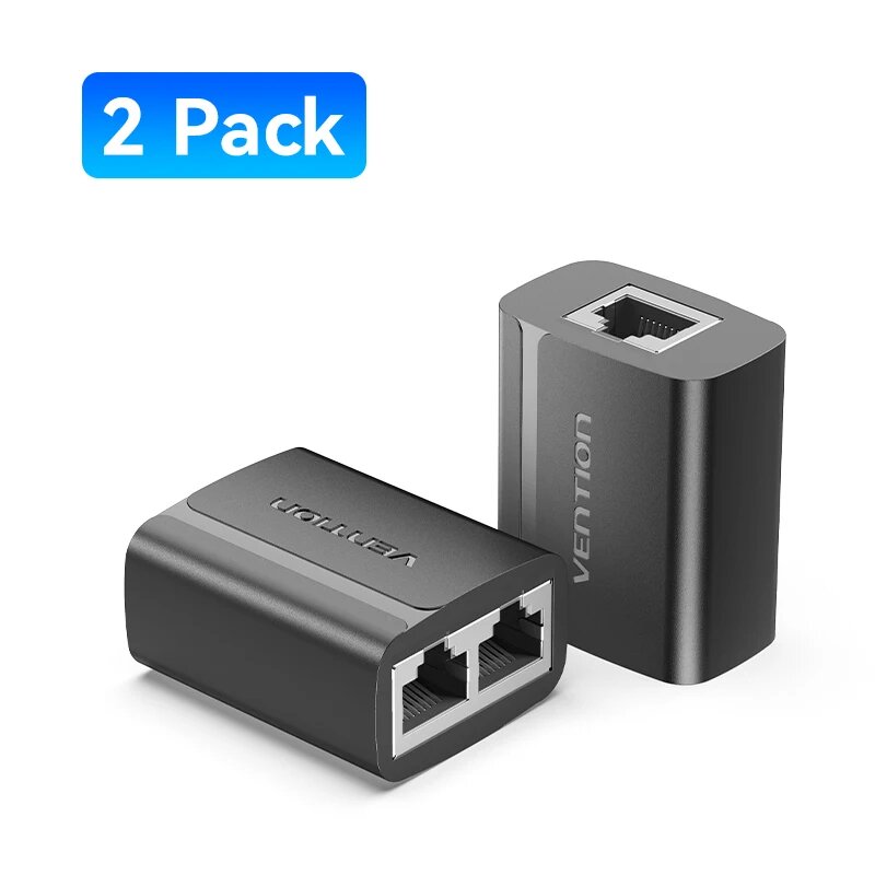 Разветвитель Ethernet Vention 1x2 2 Pack-Black