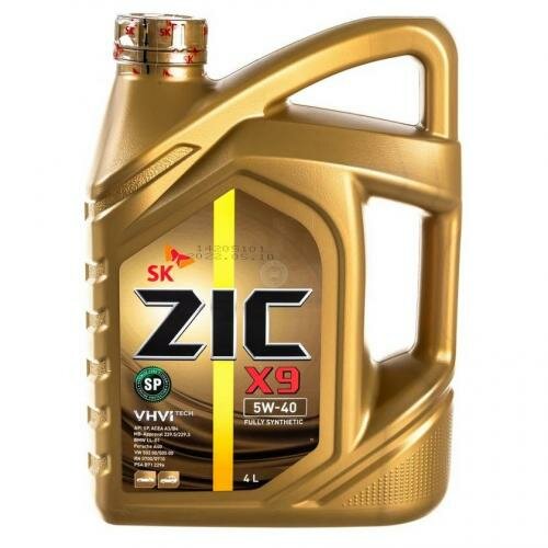 5w-40 x9 sp a3/b4 4л (синт. мотор. масло) Zic 162000