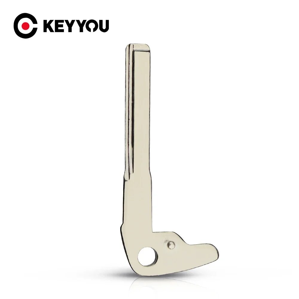 Запасной ключ KEYYOU для Mercedes Benz Fob вставка для замены смарт-карты дистанционный ключ необработанное лезвие автомобиля умные аксессуары