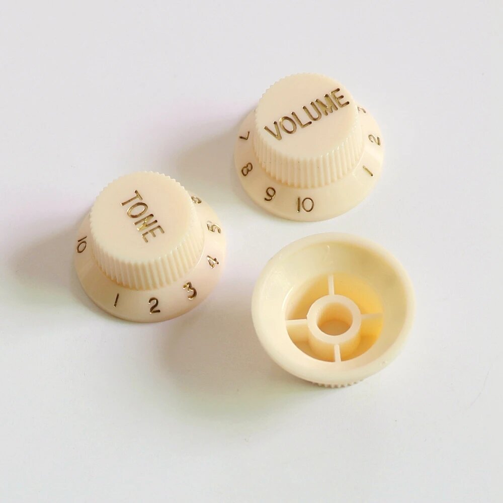 DONLIS Винтажные белые ручки громкости и тона для гитары Vintage Cream