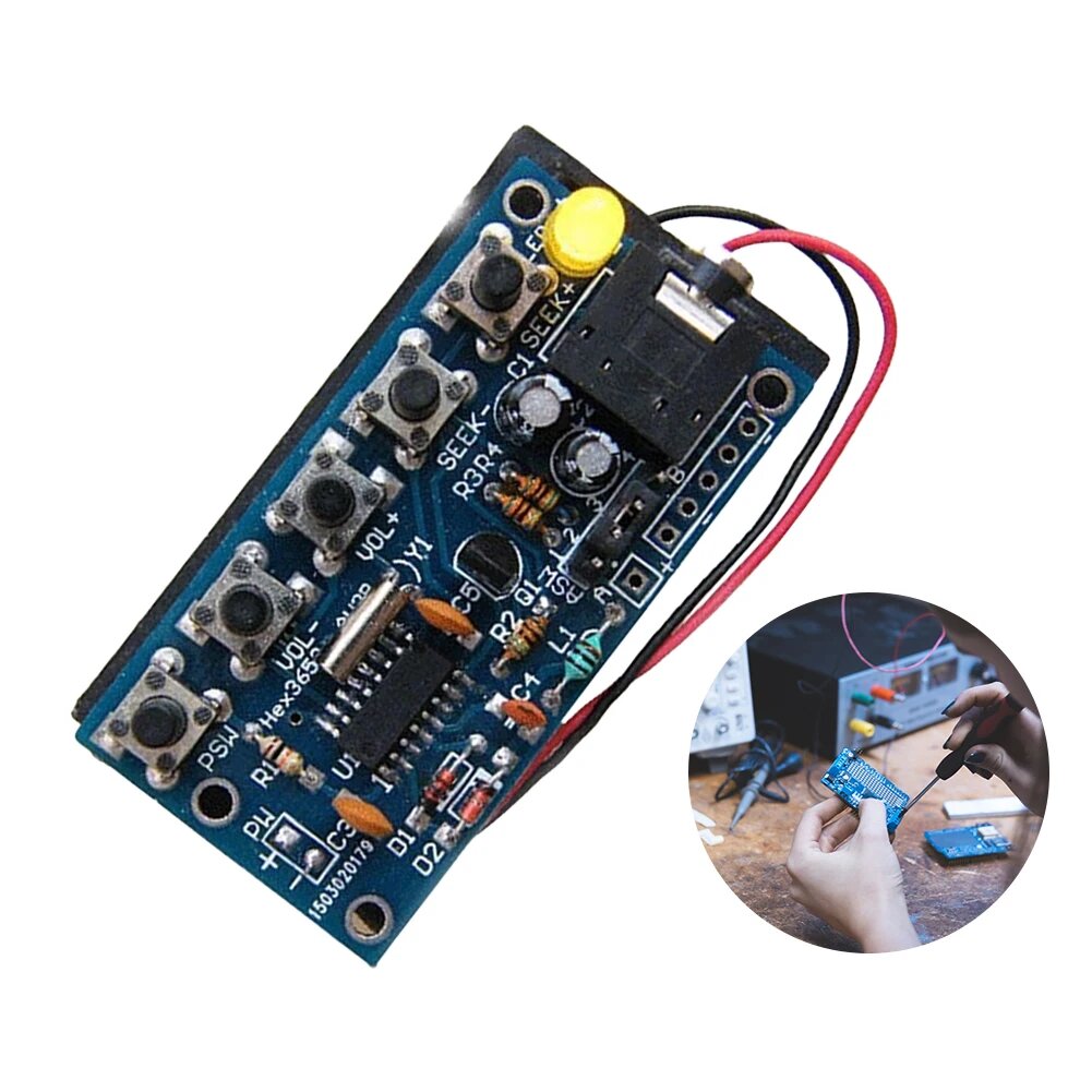 MOJOYCE DIY FM Радиоприемник 76-108 МГц
