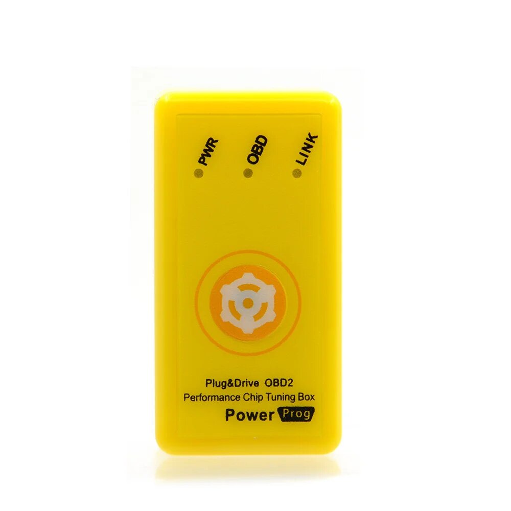 Мощность Prog для Автомобили, работающие на бензине новейшее поколение нитро OBD2 с кнопкой сброса больше мощности и крутящего момента, чем чип NitroOBD2 Желтый