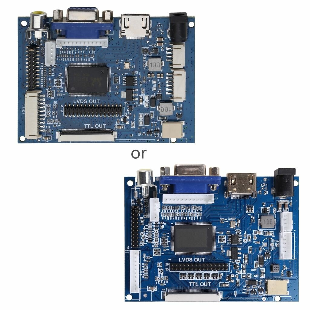 Плата контроллера MyPads AT070TN90 92 94 TTL LVDS, совместимая с HDMI/VGA 2AV 50PIN LCD